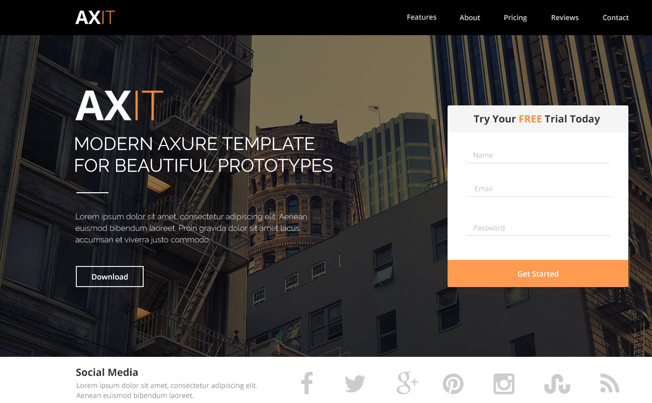 iPortfolio Bootstrap Template - Index